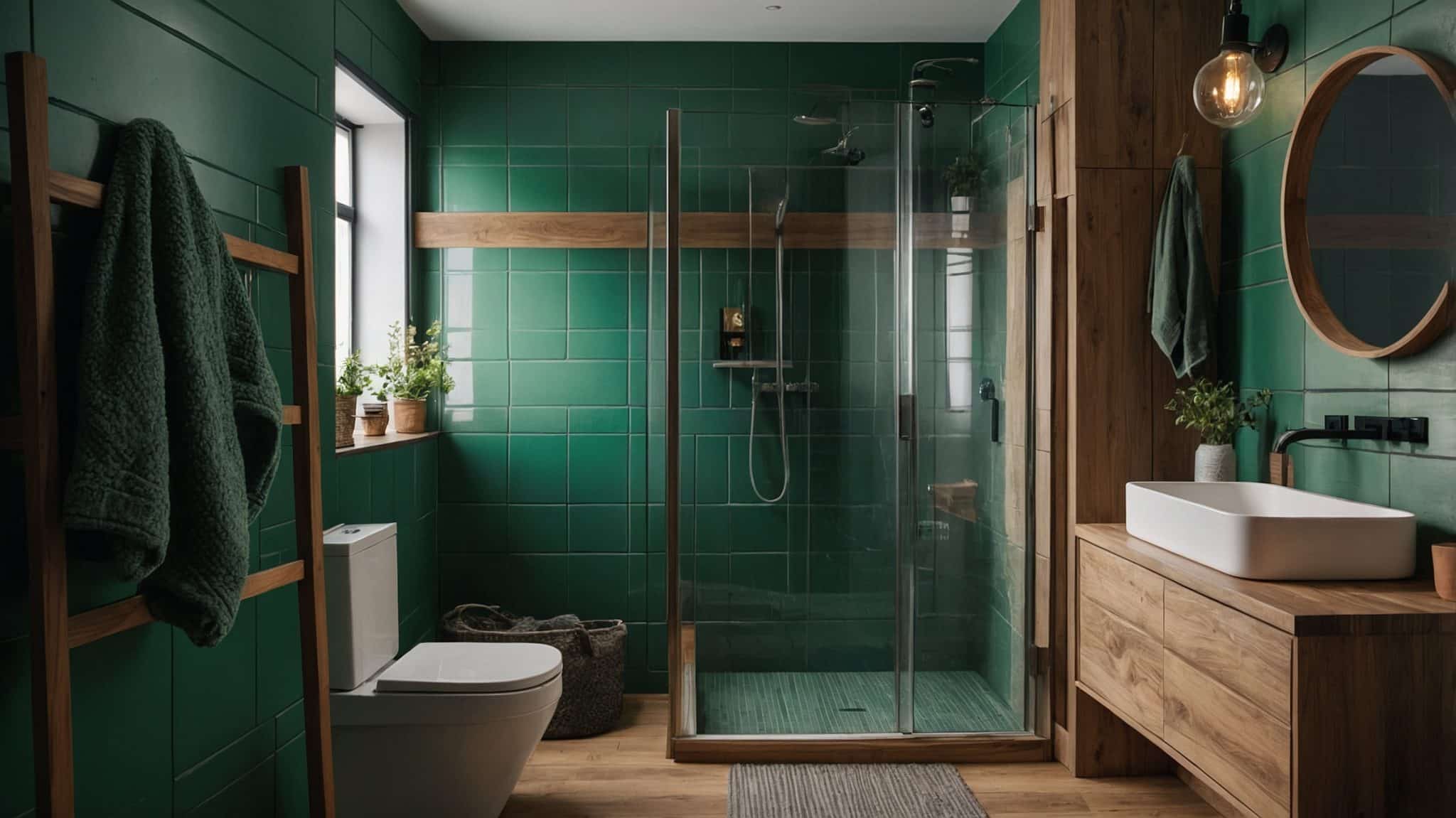 Salle de bain verte : 12 idées déco