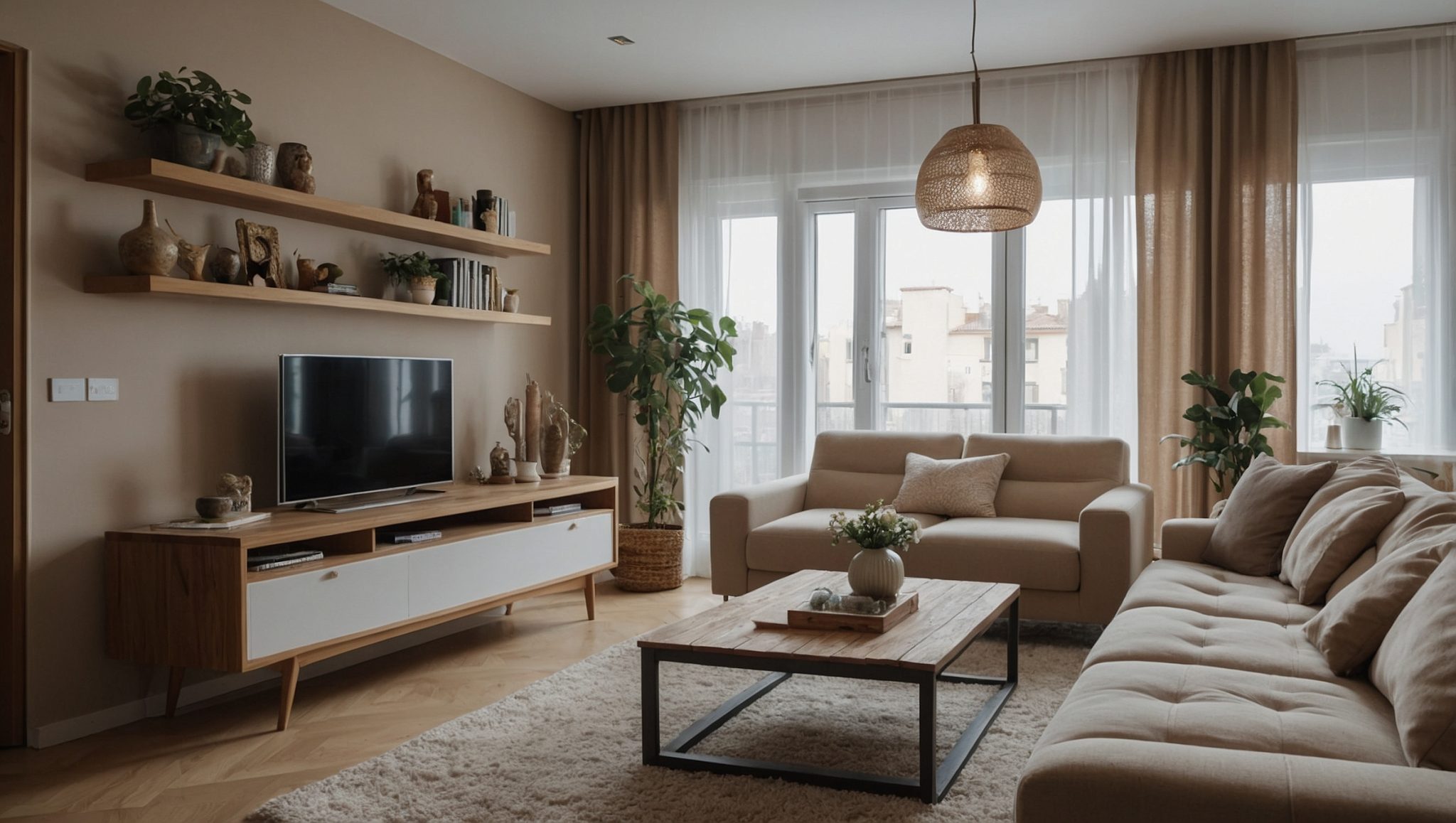 Salon beige et blanc : 9 idées décos